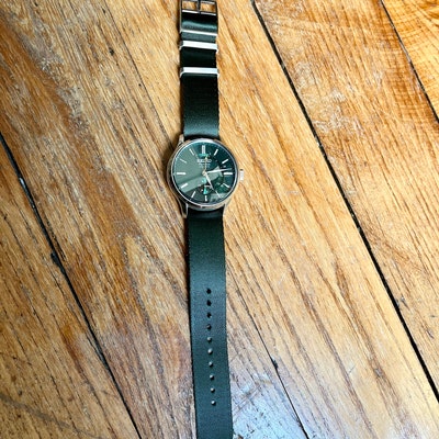 Yellow and Beige Premium Twill Slip Through Watch Strap 20 - Etsy