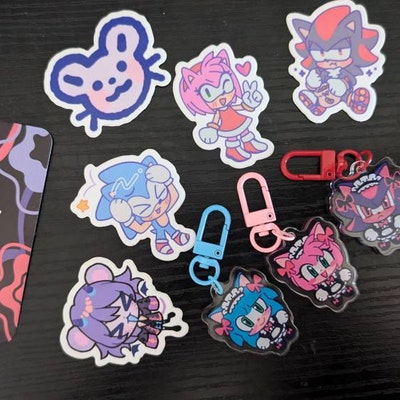Sonic Charms / Sticker Sheet - Etsy