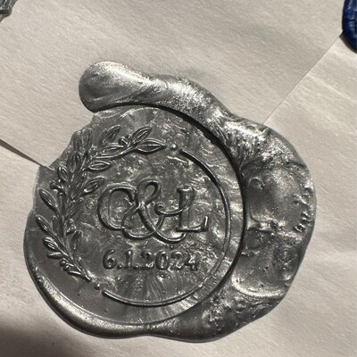 600 Wax Beads for Wedding, Couples Wedding Wax Seal Stamp Kit, Any Logo ...