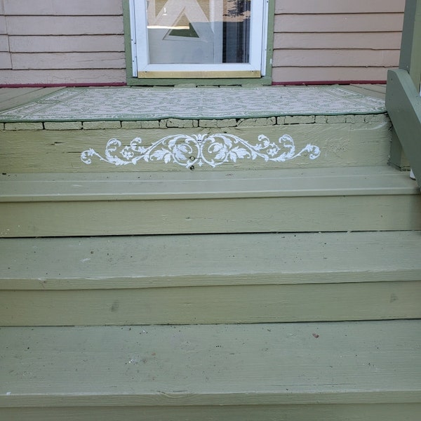 Staircase Stencil Westbury Stair Riser - Stencils for Classical Decor ...