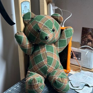 Memory Bear Pattern Easy 14 Sewing Pattern Simple Bear Pattern Sewing ...