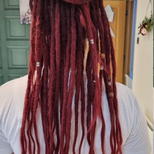 Hybrid Locks Curly Dreads / Wavy Dreadlocks. Custom Made to Order in ...