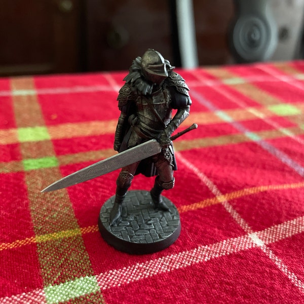 Gray Knight Miniature Inspired by Abyss Watcher From Dark Souls Mini ...