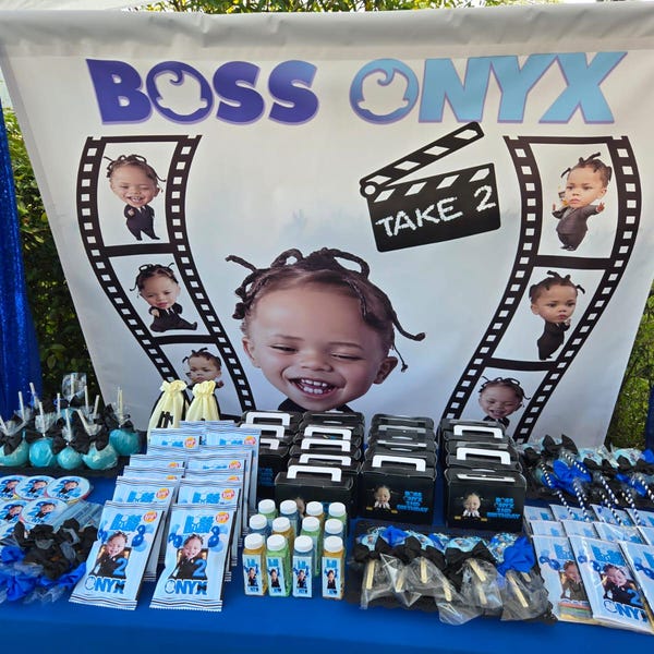 Custom Designed It's A BABY JAM With the GANG Party Backdrop; Baby Jam ...