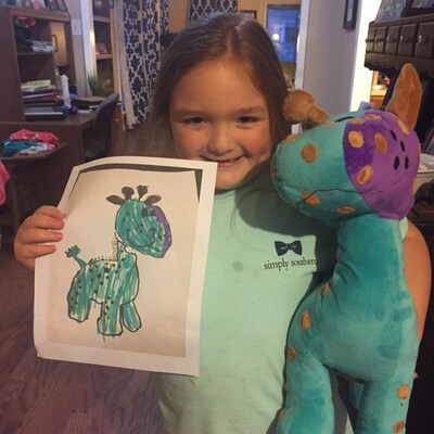 Custom Plush From Drawing, Custom Plush From Photo,plush From Art, Art ...