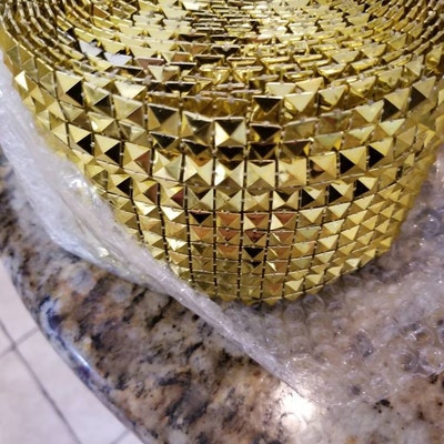 Studded Mesh Roll Pyramid Mesh Roll Trim 10 Yard Roll for - Etsy