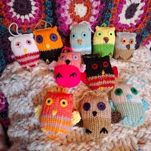 10 TINY OWLS - 3'' (7cm) Owls Quick and Easy to Make. Lavender Sachet ...