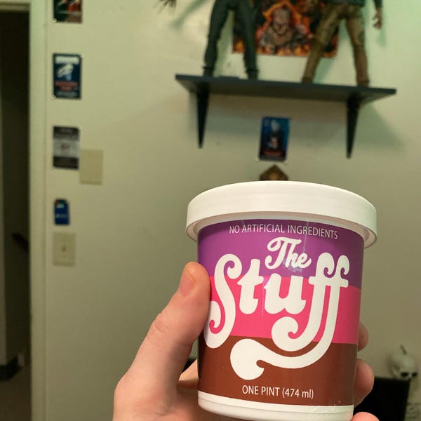 The Stuff Pint Container Movie Prop Dessert Horror 1985 VHS - Etsy