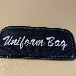 Custom personalized Embroidered Name Tag/ Embroidered Name | Etsy