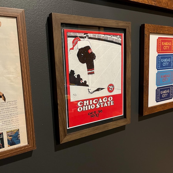 Vintage 1925 Ohio State- Michigan Official Football Program Print Ready ...