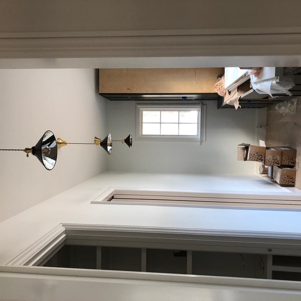 Fancy Ceiling Canopy With Hanger Kit - Pendant Lamp Accessory - Etsy