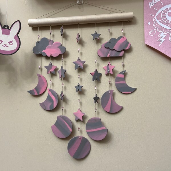 57# Blush Moons | Wall Hanging | Moon Phases | Moon Accents | Home ...