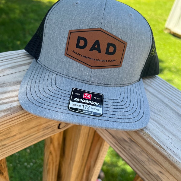 Personalized Dad Patch Hat, Dad Birthday Gift, New Dad Gift, Gift for ...