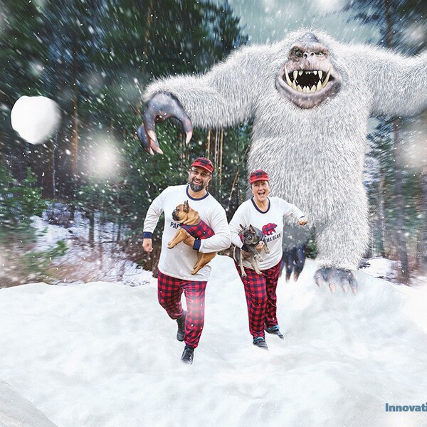 Yeti Digital Background, Premade Digital Background ~ Yeti Inspired - Etsy