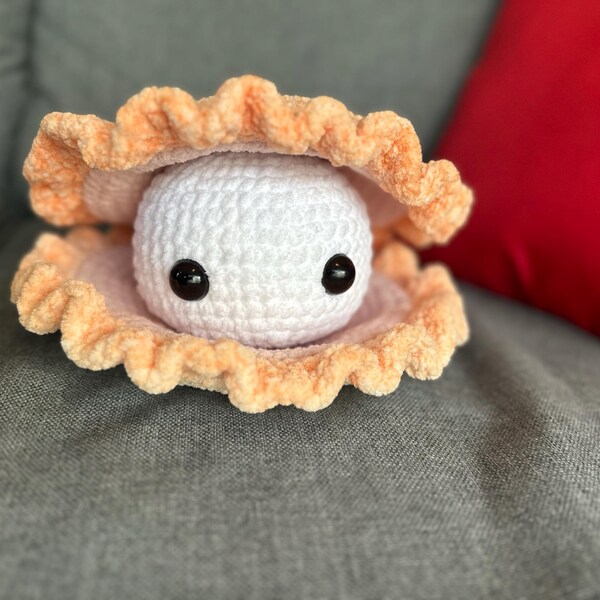 Giant Clam & Mini Clam Crochet Pattern PDF – Amigurumi Sea Creature, No ...