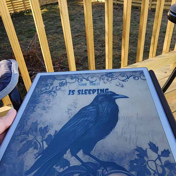 Sleep Screen, Notebook Screen and Cover for E-ink Tablet | Suitable for ...