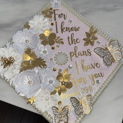 Custom Graduation Cap Topper Personalized Grad Cap Senior Class of Gift ...