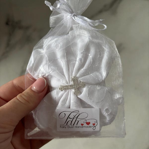 Baby Satin Shoes Ivory Booties for Christening, Baptism Bow Shoes ...