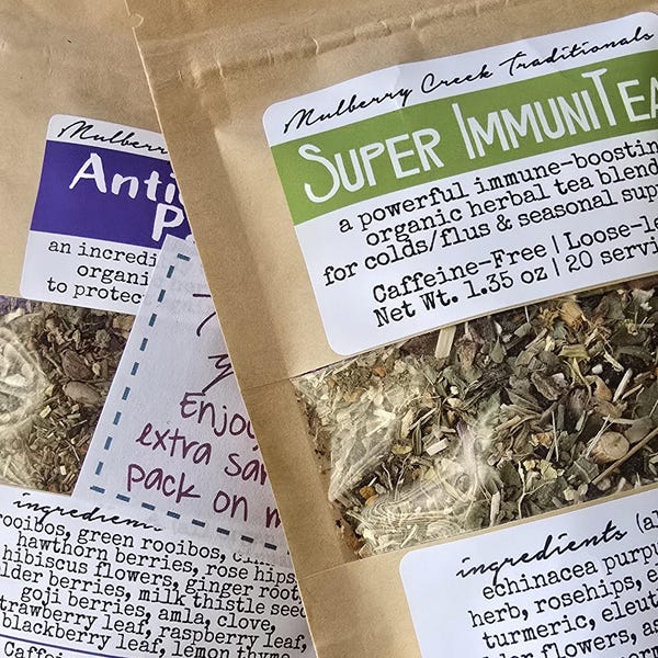 Super Immunitea - Organic Loose-leaf Medicinal Herbal Tea (for the ...