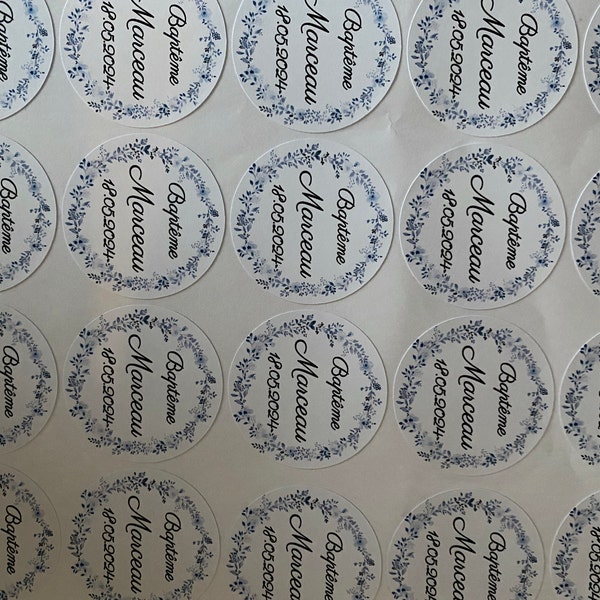 100 Models / Personalized Self-adhesive Labels 3 or 4 or 5 or 6 Cm / A4 ...