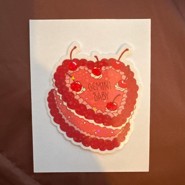 Zodiac Cakes Sticker for Phone Stickers Stickers for Girl Bow Journal ...