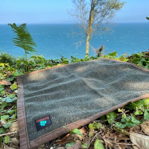 Bushcraft Waxed Canvas Ground Mat 30x30 XL Sit Mat. Camp Mat - Etsy