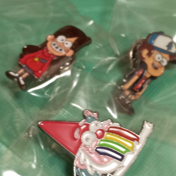 Gravity Falls Waddles Animation Pins Mystery Enamel Pins Cute Enamel ...