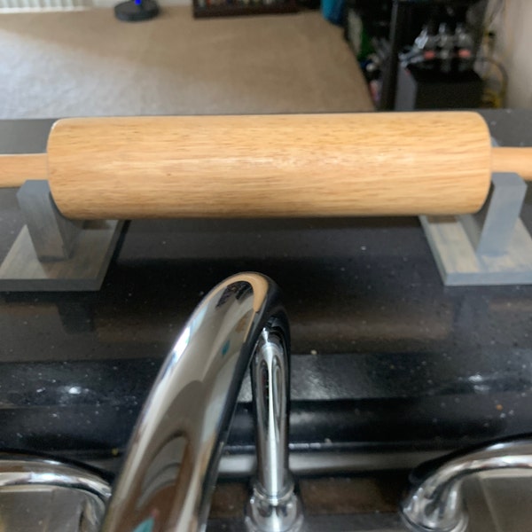 Wood Rolling Pin Stand for Rae Dunn. Farmhouse Riser, Rolling Pin ...