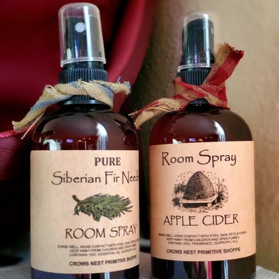 Primitive Scented Room Spray 4oz or 8oz Your Choice of Fragrance Scent ...