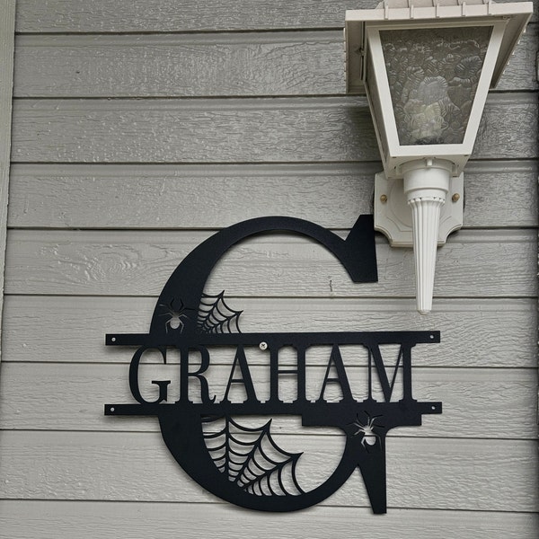 Personalized Halloween Alphabet Letters | Halloween Family Name Sign ...