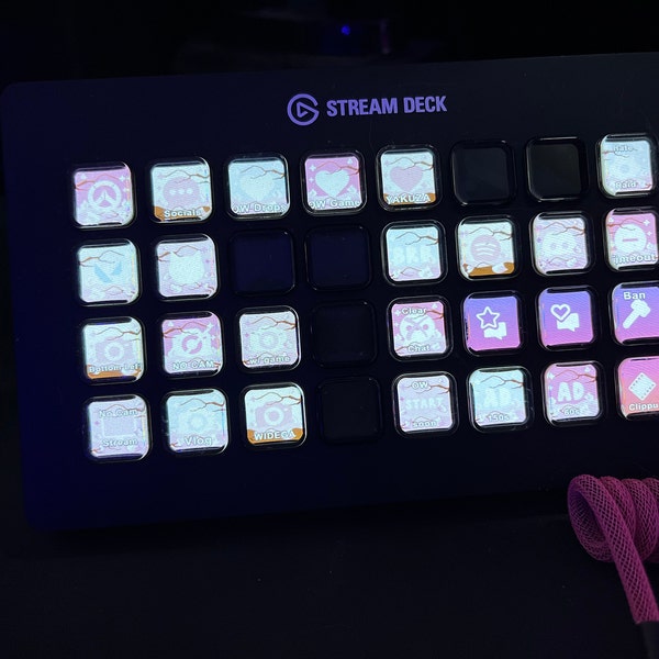 STREAM DECK ICONS Sakura Pink Dreamy Streamer Cherry Flower Japanese ...