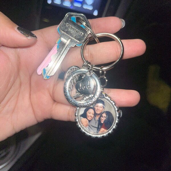Memorial Keyring - Memorial Photo Gift - Custom Memorial Gift ...