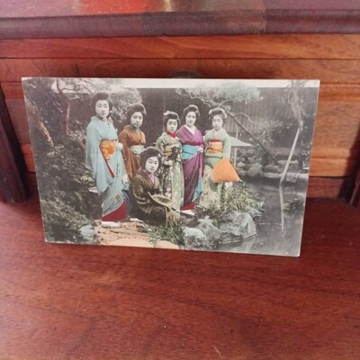 Wood Nymph Doll Postcard Artist Woman Lady Girl, Forest Trees Long Hair ...