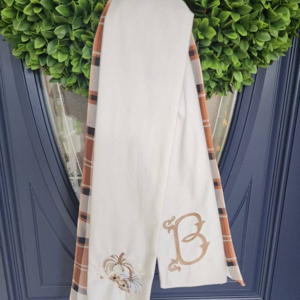 New Design Sash - Embroidery Wreath Sash- Housewarming Gift- Door ...