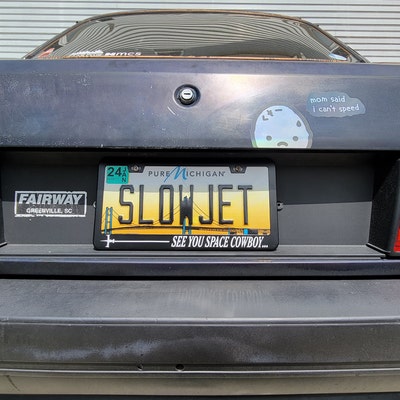 Swordfish See You Space Cowboy License Plate Frame - Etsy