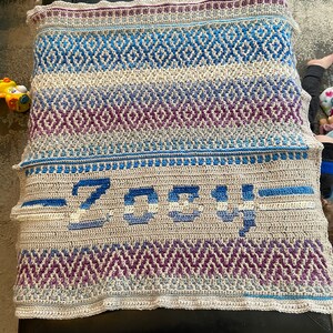 Mosaic Crochet Alphabet-3d Font Mosaic Crochet Pattern - Etsy