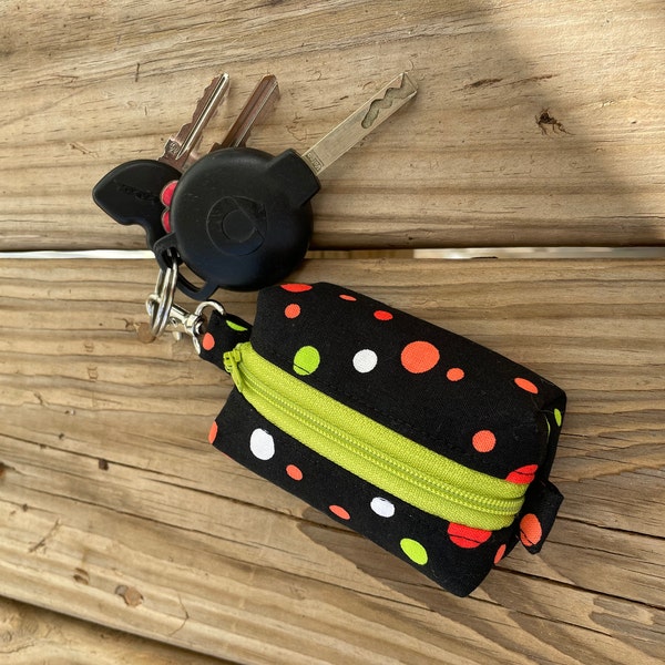 Mini Boxy Zipper Pouch, Keychain Pouch, Earbuds Pouch - Etsy