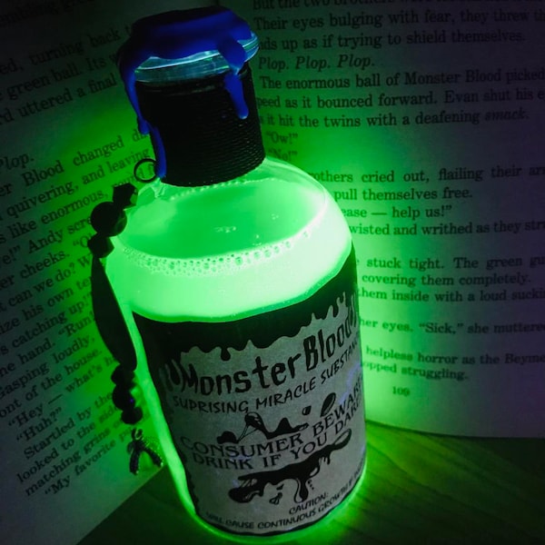 Goosebumps Themed Monster Blood Bottle - Etsy
