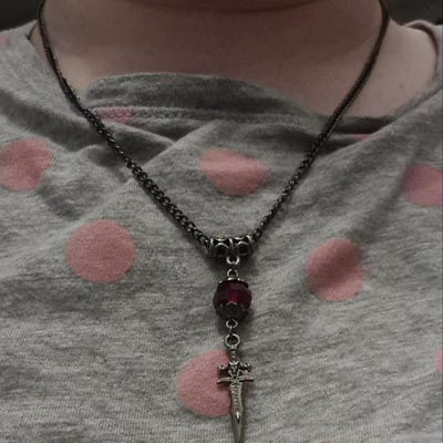 Large Rainbow Cicada Necklace on Rainbow Steel Chain or Black Thong ...