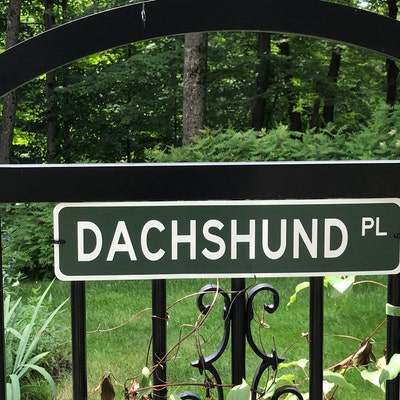 Dachshund, Dachshund Lover, Dachshund Sign, Custom Street Sign, Quality ...