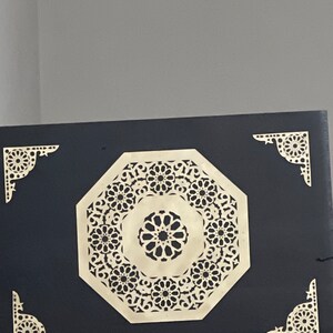 P-001/ Moroccan Geometric Wooden Panel / Carved Wood Panel / Craft ...