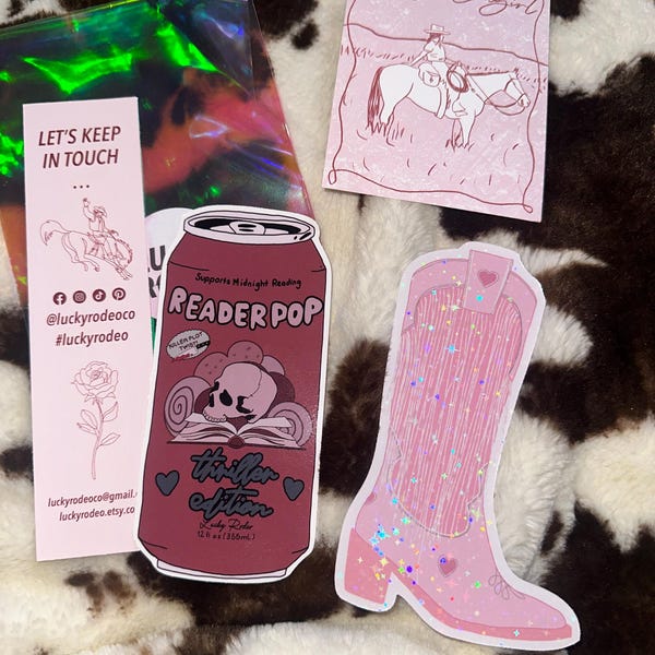 Thriller Readerpop Bookmark | Soda Bookmark | Thriller Bookmark ...