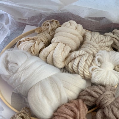 Round Weaving Beginners Kit Woven Wall Hanging Tutorial Fibre Arts ...