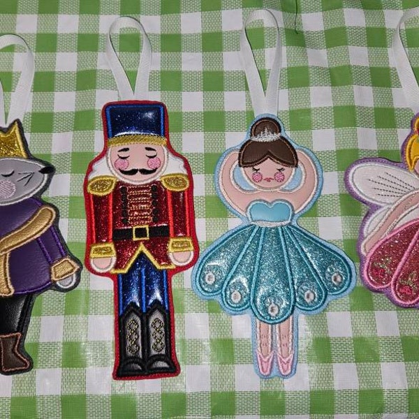 The Nutcracker Tree Ornaments ITH Machine Embroidery Design, Embroidery ...
