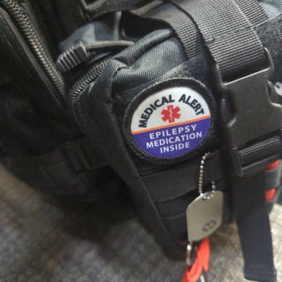 Emergency Information Inside Patch Medical Alert Symbol Cross - Etsy