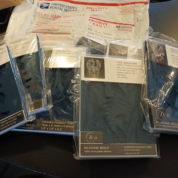 Rising Phoenix Bird Mould Silicone Mould Zuri Mold Push Mold Resin ...