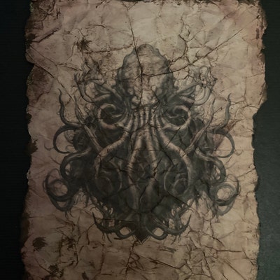 Alien Scroll, UFO Blueprints, Alien Autopsy, Area 51, Glows in the Dark ...