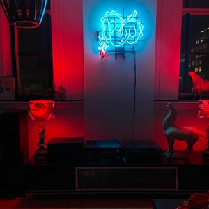 White Dragon Real Neon Sign Scaled Replica From Blade Runner With ...