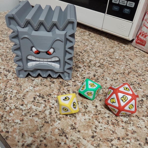 Dnd Dice Set Mario Themed - Polyhedral Dice for RPG - D4 D6 D8 D10 D ...