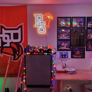 Bowling Green State University Peekaboo LED Neon Sign - 17.5" W X 18" H ...